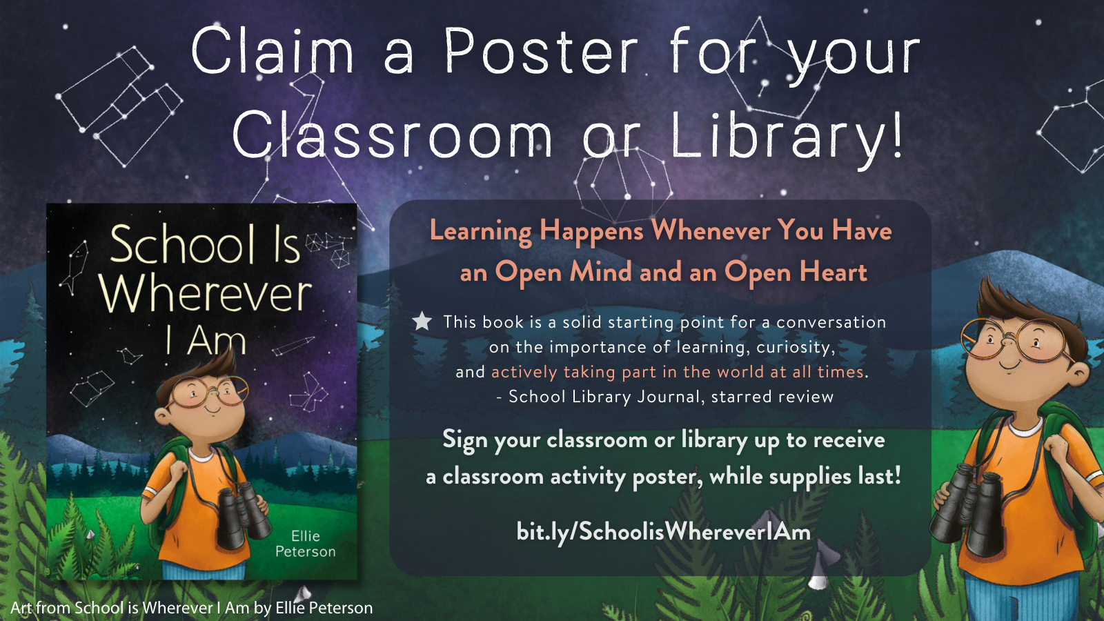Enter for a Chance to Win a School is Wherever I Am Poster for your ...