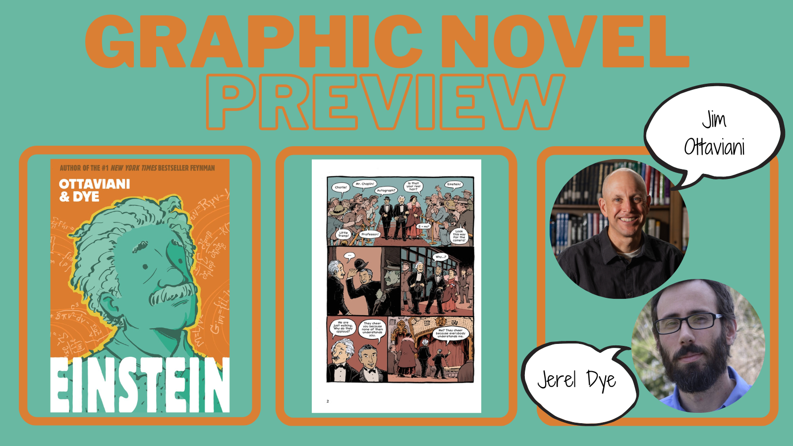 Graphic Novel Preview: Einstein by Jim Ottaviani; illustrated by Jerel ...