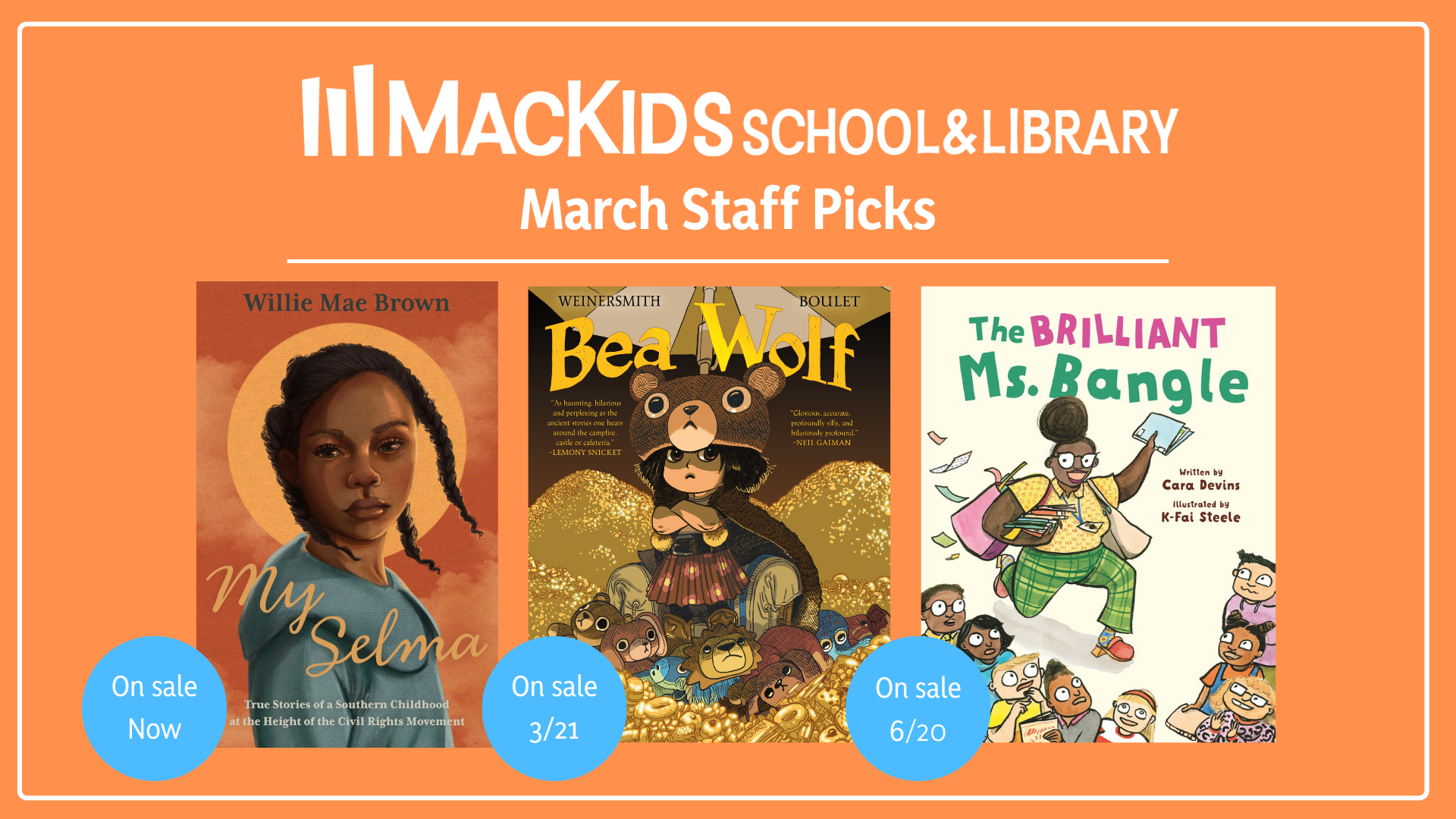 Staff Picks – MacKids School & Library