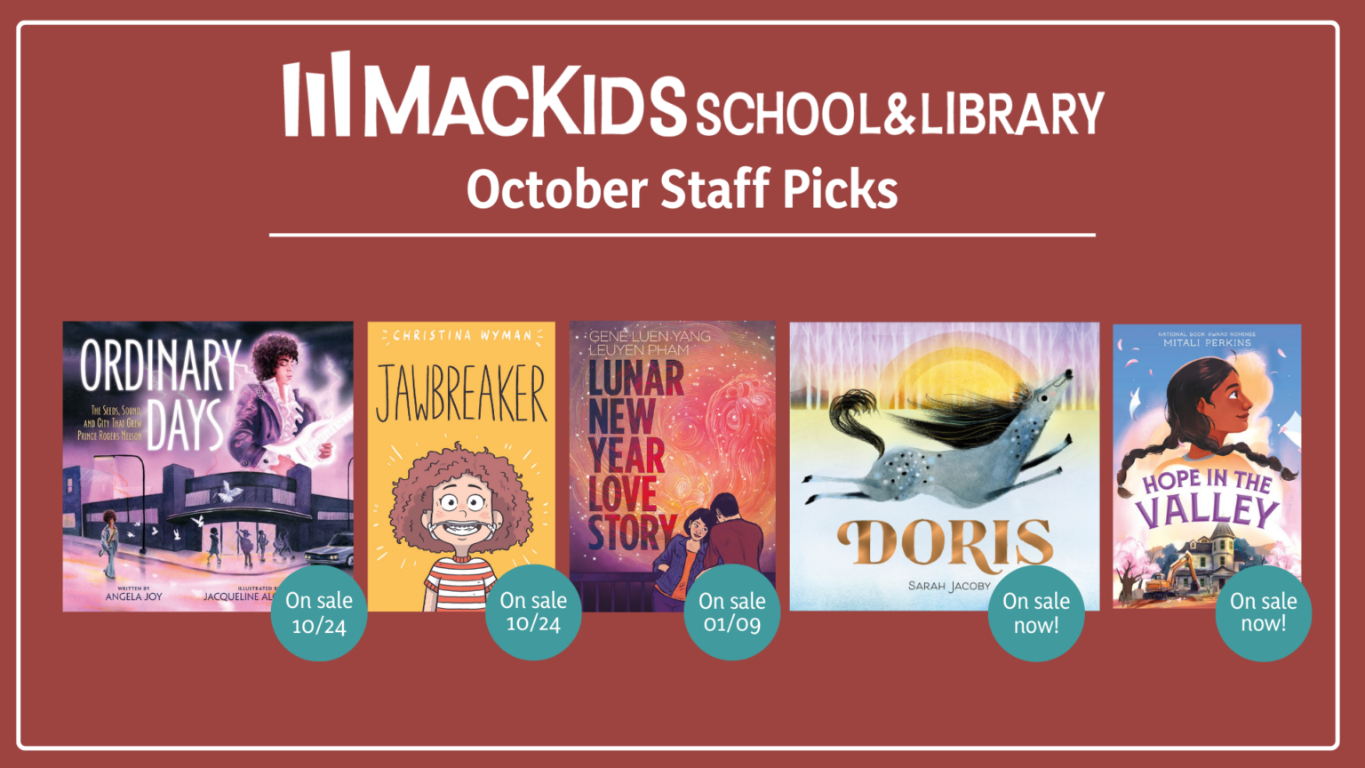 Staff Picks – MacKids School & Library