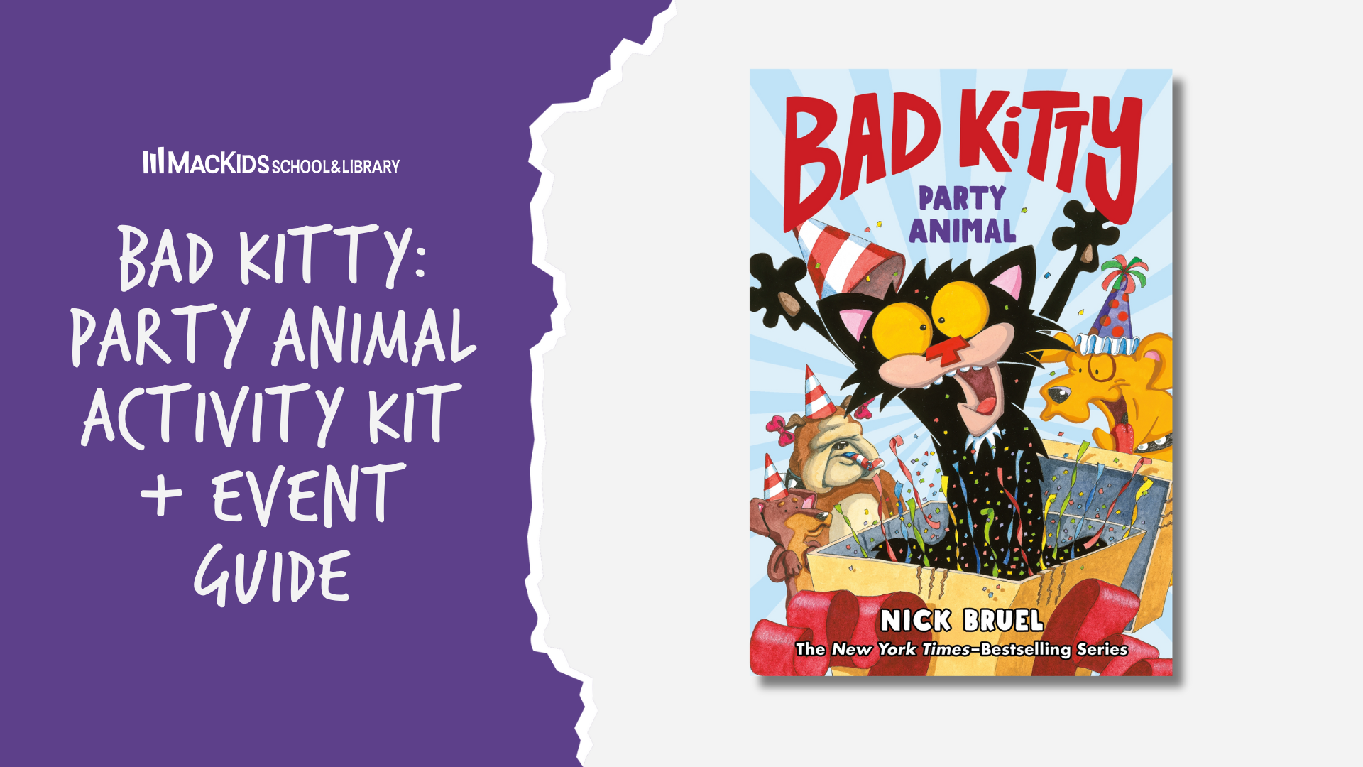 [CLOSED] Bad Kitty: Party Animal by Nick Bruel Sweepstakes, Activity ...